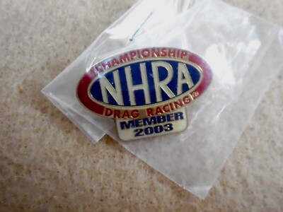 NHRA CHAMPIONSHIP DRAG RACING MEMBER HAT LAPEL PIN 2003 | eBay