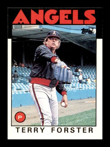 1986 Topps Traded Terry Forster #37T California Angels NM | eBay