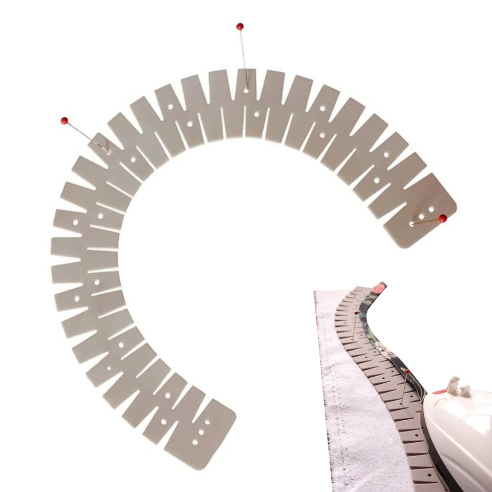 Silicone Heat Resistant Hemmer Flexible Curve Graduated Ruler Hot Hem ...