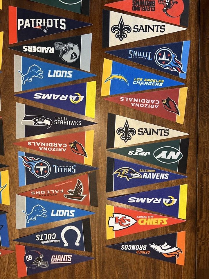 NFL Mini Pennants LOT OF 55. Various Teams Great Collection | eBay