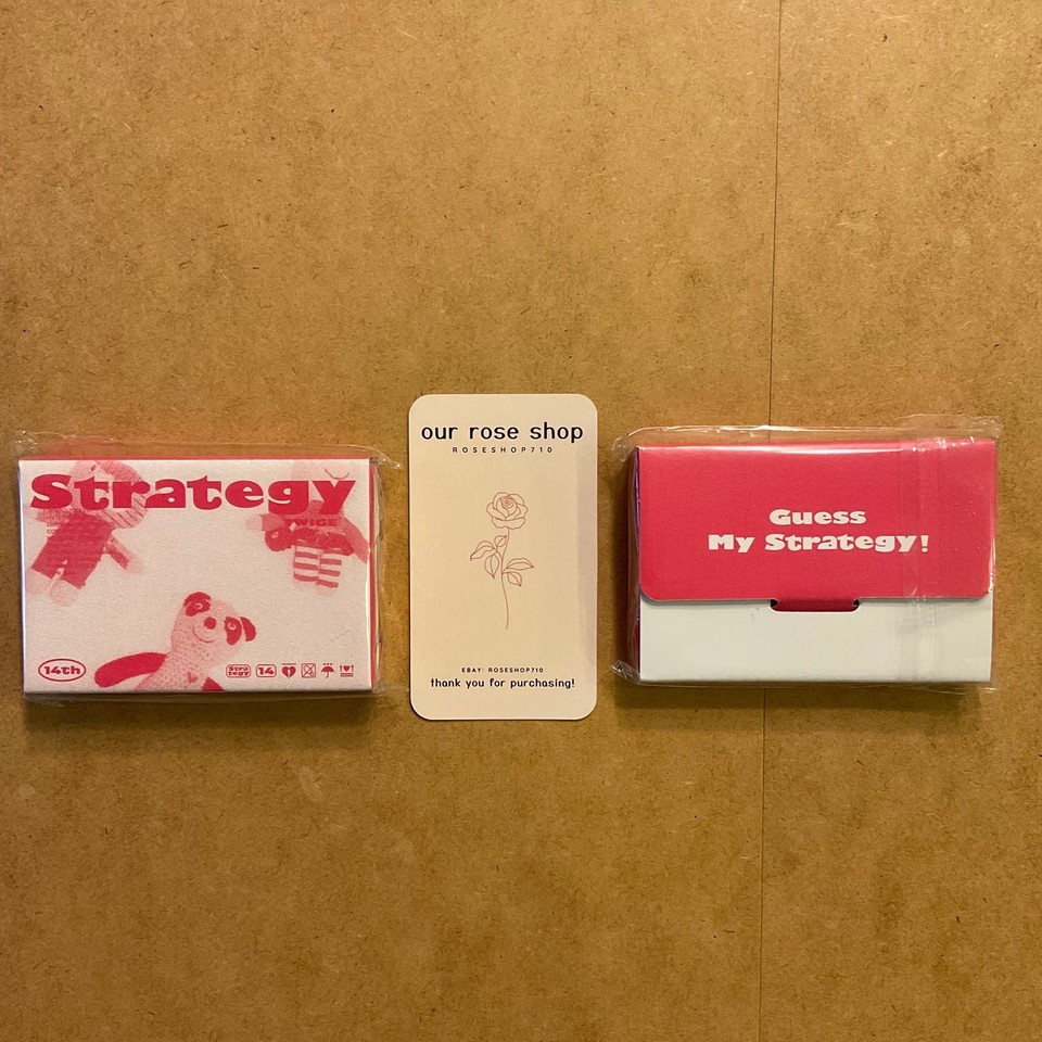 Twice 14th Mini Album 'STRATEGY' Nemo Platform Version Album, Set [US ...