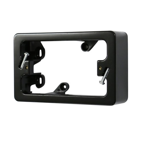 10 x 34mm Standard Mounting Block - Powerpoint Switch Mounting - BLACK ...