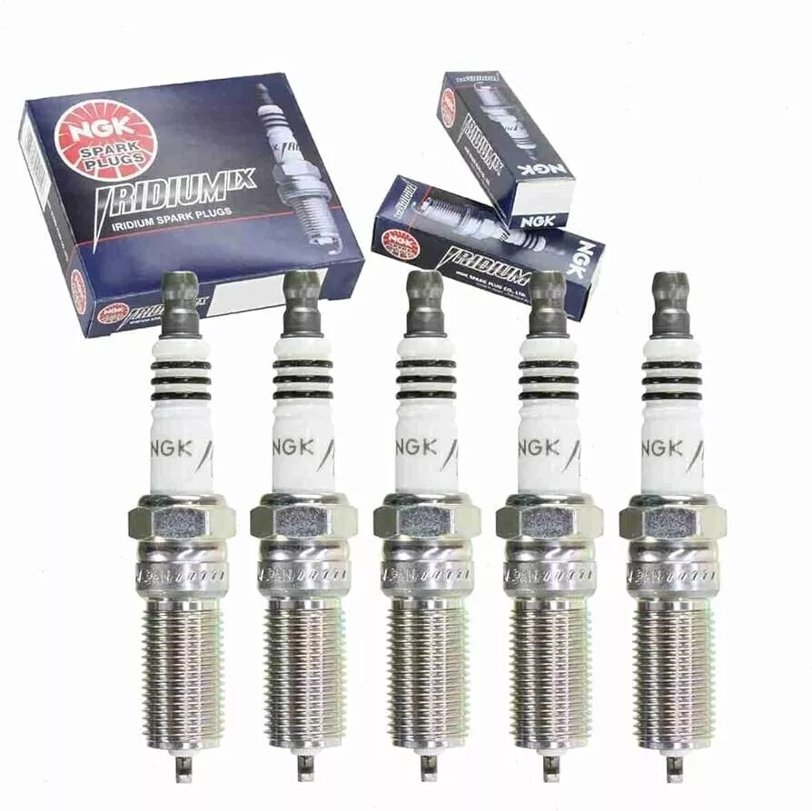 5 x NGK Iridium IX Spark Plugs Set for Chevrolet GMC Hummer L5 / 3.7L ...