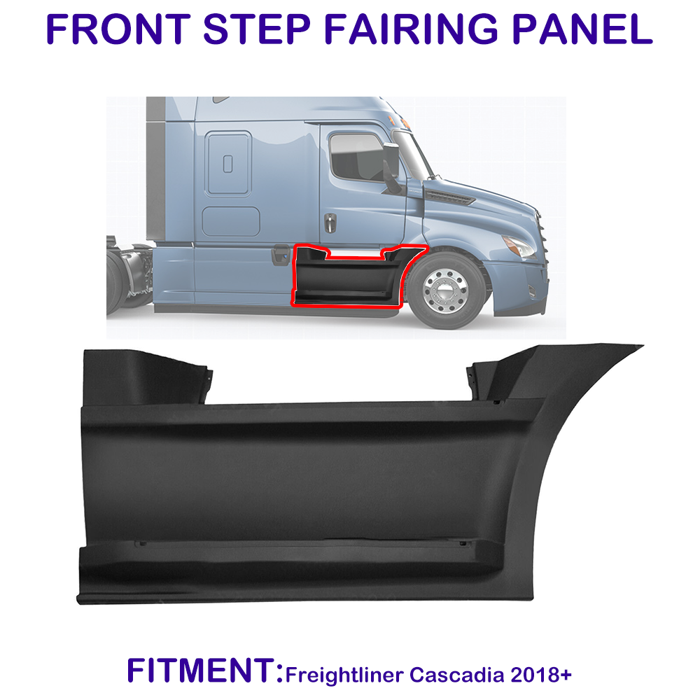 For Freightliner Cascadia 2018-2023 Front Step Fairing Panel Passenger ...