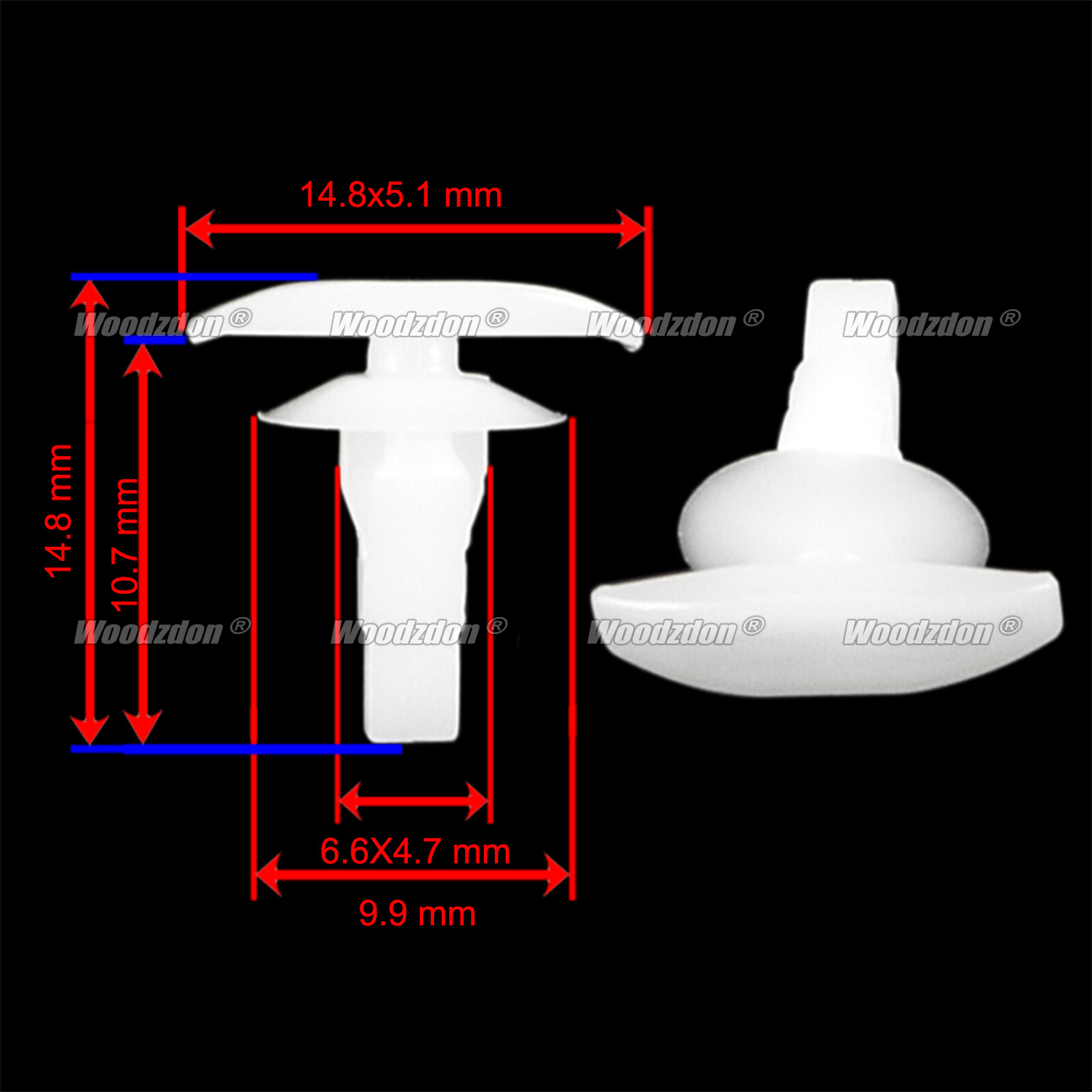 30 x Weatherstrip Clip Front Door Weather Strip Retainer For Toyota ...