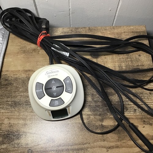 Sunbeam PAC 0530 3-Prong Electric Heated Throw Blanket Controller Power ...