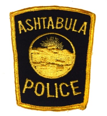 ASHTABULA OHIO OH Sheriff Police Patch STATE SEAL SUNRISE VINTAGE OLD ...