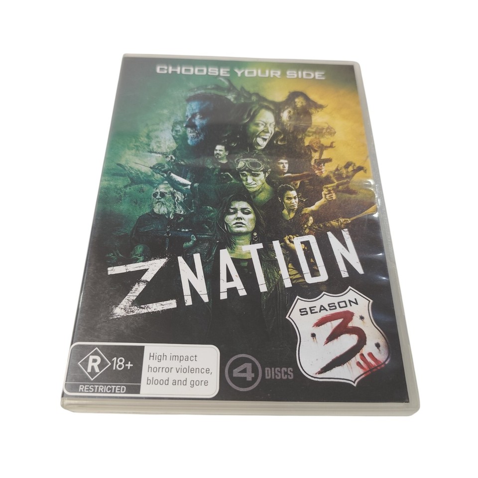 Z Nation Season 1 2 3 4 (DVD 2016) Action Comedy Horror Zombie Region 4 ...