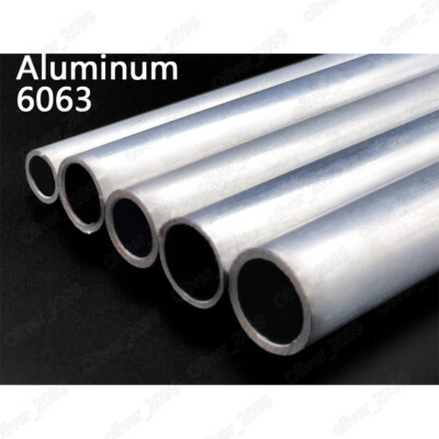 Aluminum 6063 Tube Aluminum Pipe Length 250mm Select Size OD x ID x ...