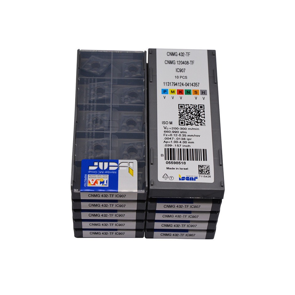 100pcs CNMG 120408-TF IC907 CNMG 432-TF IC907 Carbide Inserts cnmg 432 ...
