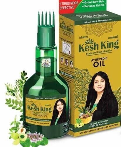 Kesh King Ayurvedic Anti Hair Fall Hair Oil 100% Ayurvedic Formula ...
