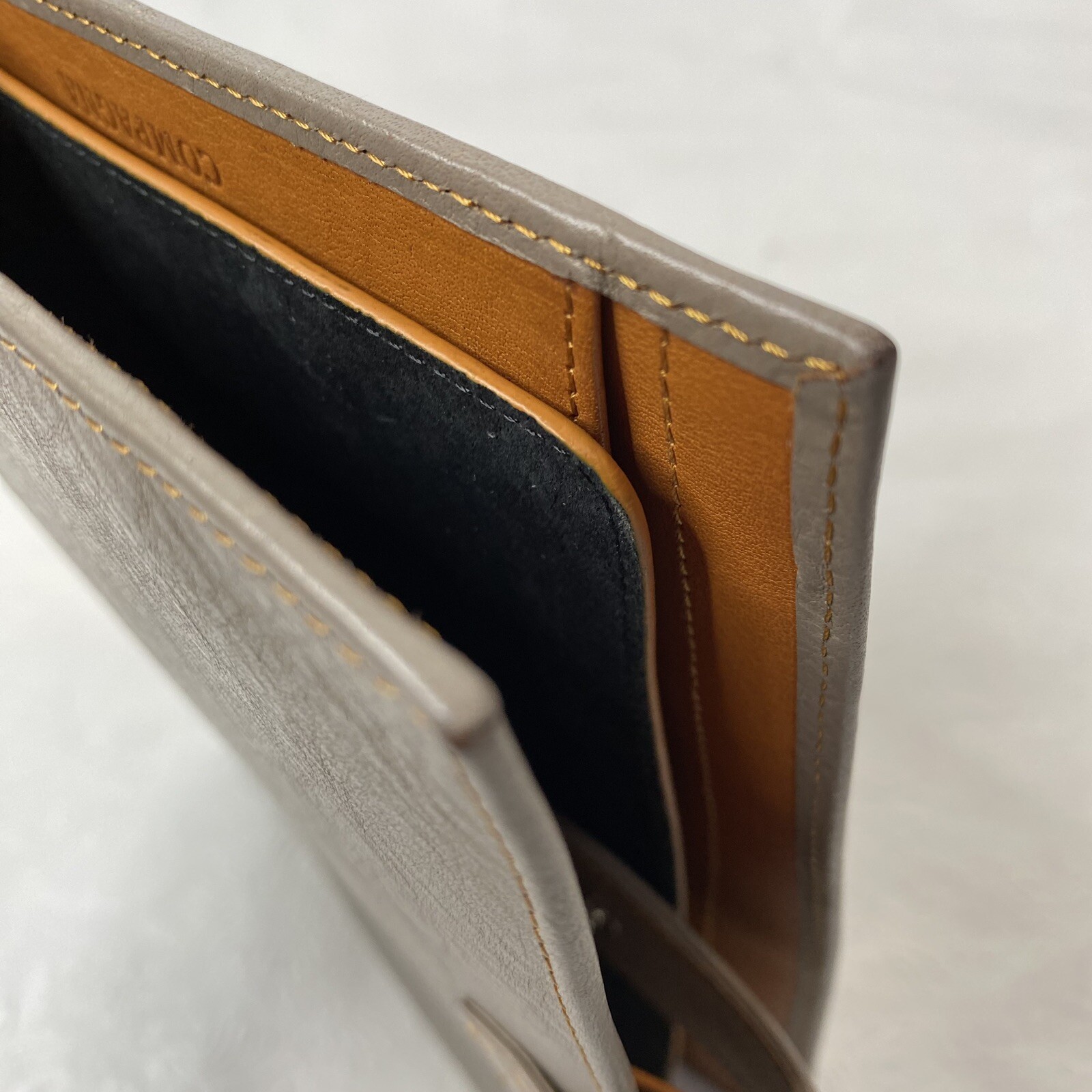Gillio Firenze Compagna A5 Calfskin Leather Planner Bi-color Epoca Gray ...