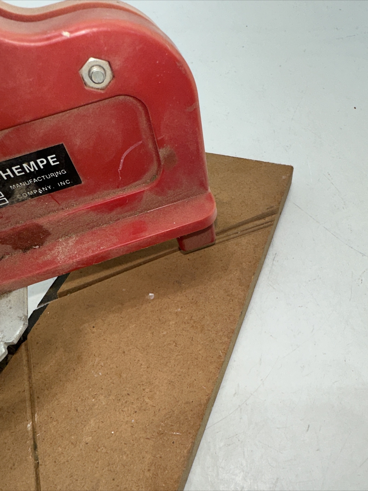 Vintage Hempe 3616 Precision Miter Box Angle Saw Workbench Mount ...