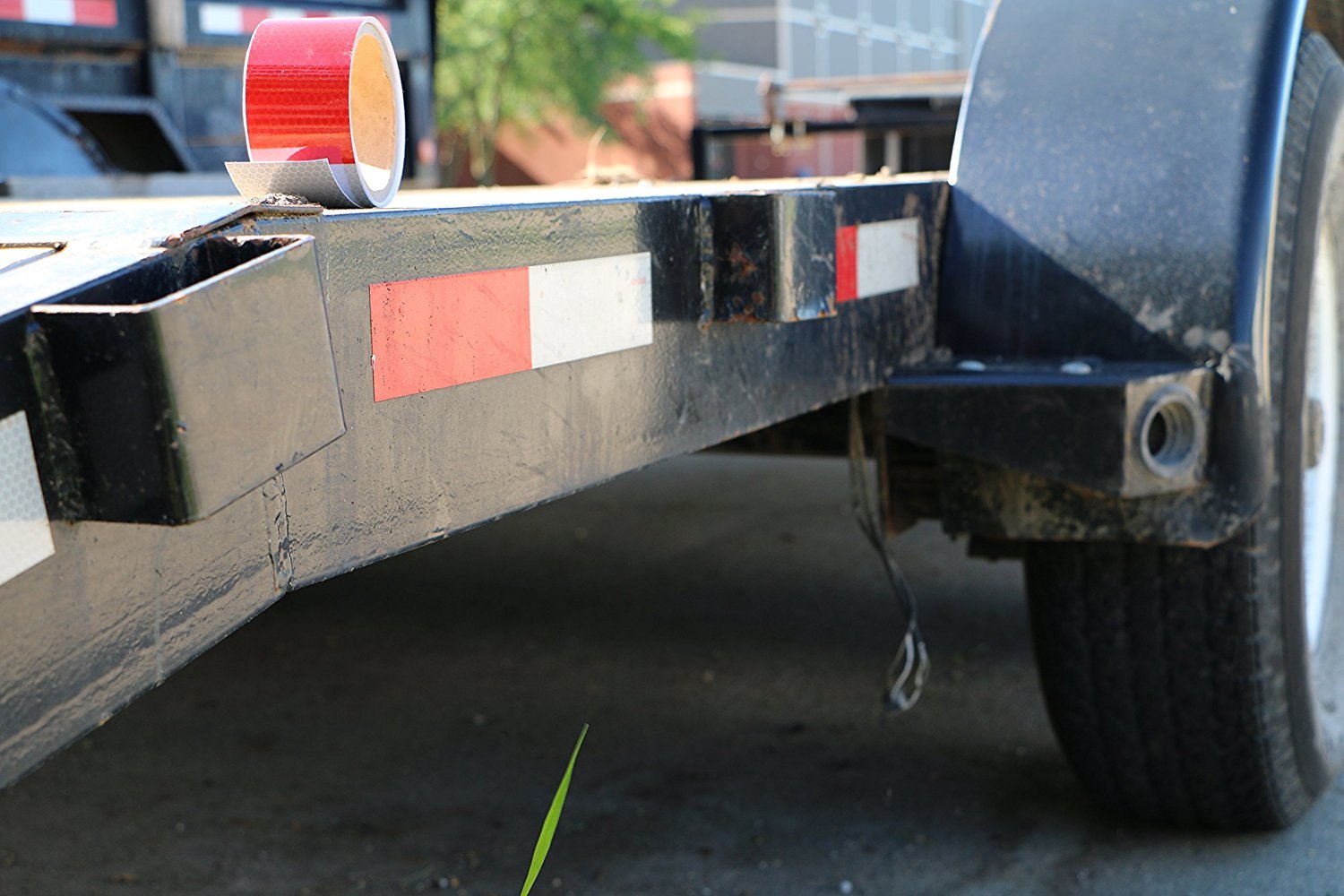 Truck Trailer Conspicuity DOT Safety Reflective Tape, Red/White, 2 x 10 ...