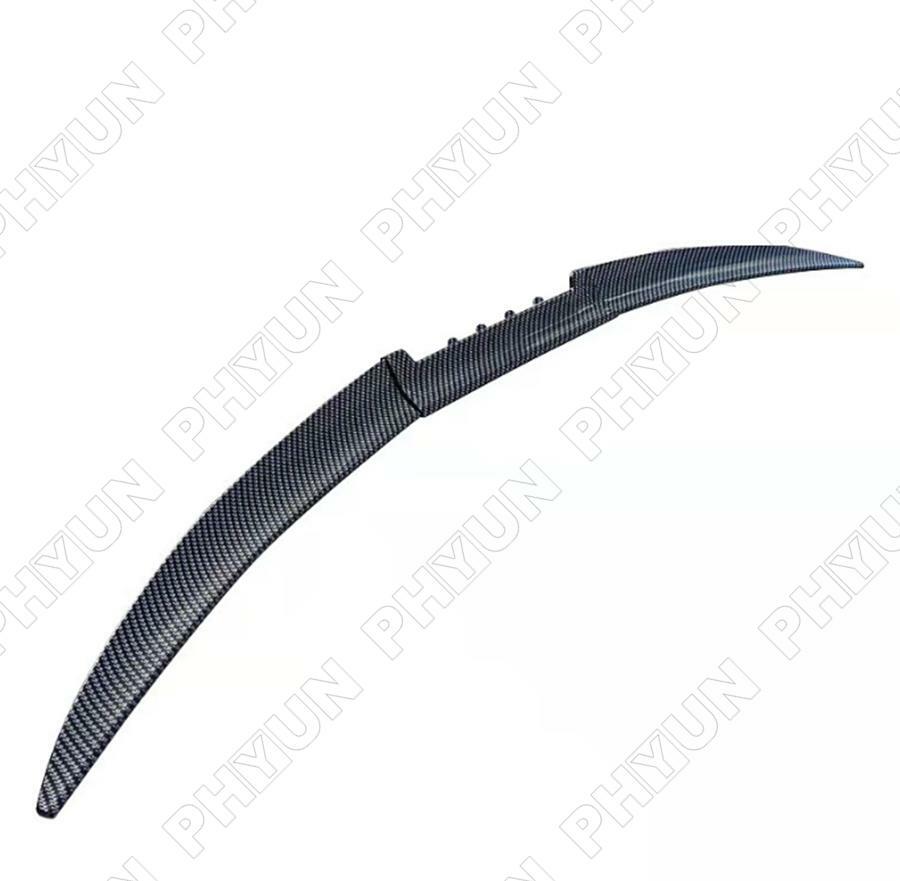 Universal Car Rear Wing Sticker Spoiler Roof Hatch Gate Trim Carbon ...