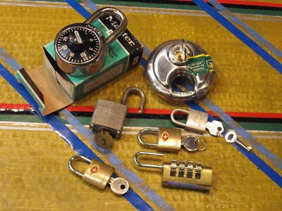 Collection of Locks. Lot of 7 All Have Keys or combinations included | eBay