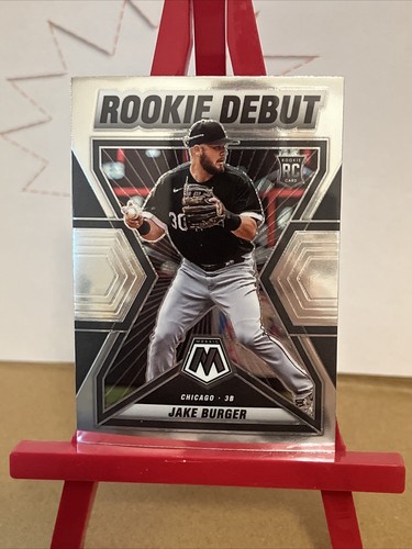 2022 Mosaic Baseball Jake Burger Rookie Debut RC Chicago White Sox Card ...