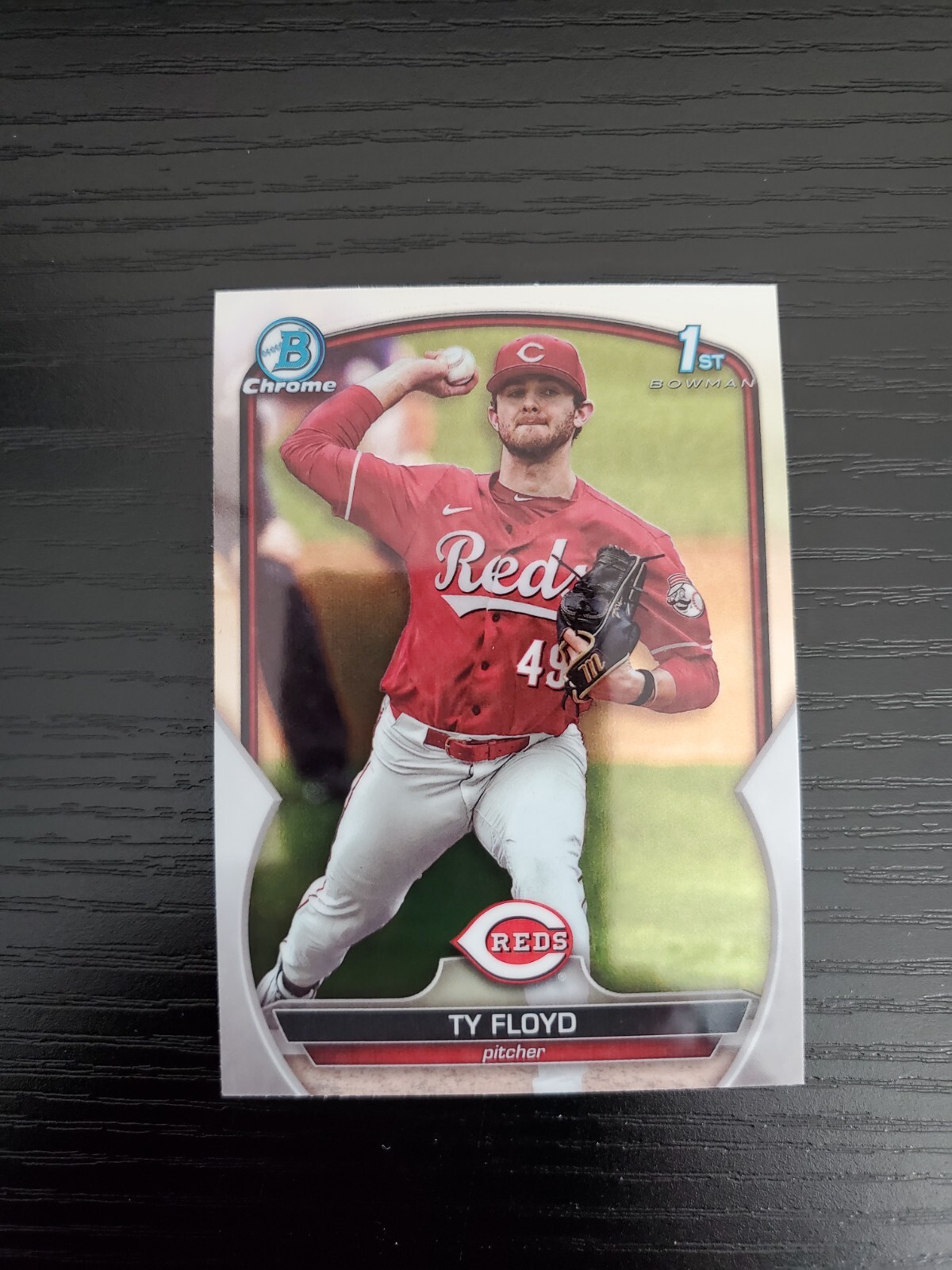 Ty Floyd - 2023 Bowman Draft Chrome Prospect 1st Bowman Base BDC-155 (H ...