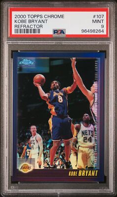 2000 Topps Chrome #107 Kobe Bryant Refractor PSA 9 | eBay