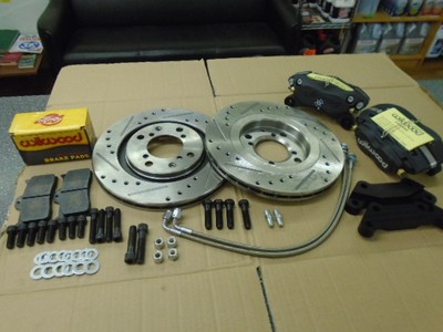 Triumph STAG ** UPRATED BRAKE KIT- WILWOOD CALIPERS VENTED DISCS ALL ...