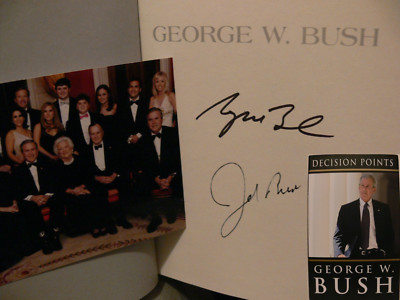 George W. Bush + Jeb Bush USA signed signiert autograph Signatur ...