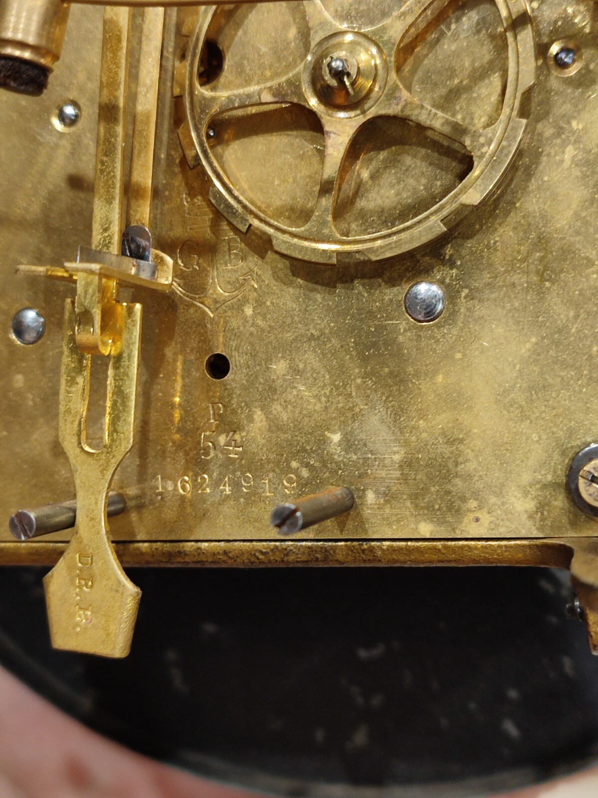 Gustav Becker spring driven wall clock at 1910 | eBay