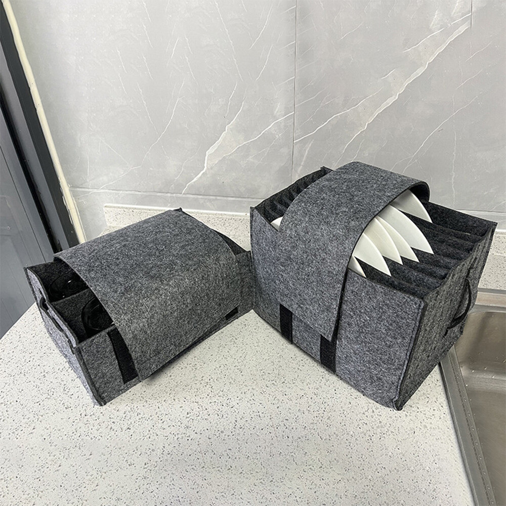 Tableware Storage Bag Caravan Plate Holder for Motorhome Campervan Boat ...