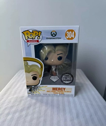 Funko Pop! Vinyl: Overwatch - Mercy (Diamond Glitter) - Fanatics ...