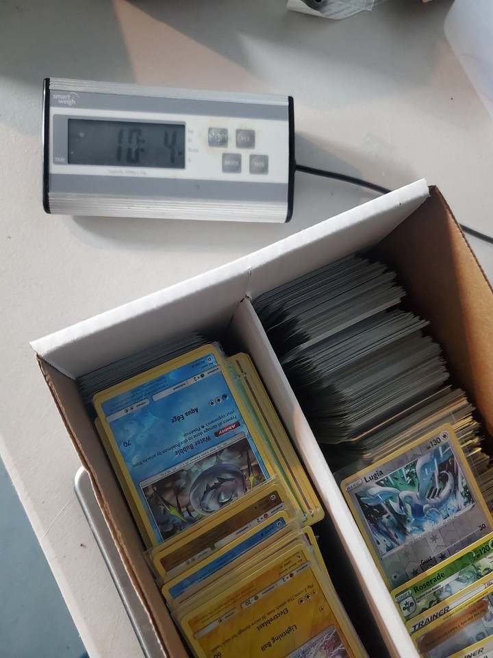 10+ Pounds Of 2000+ Pokemon Card Bulk lot - 2016-2020 Eras NM All Types ...