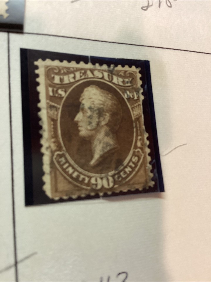 U.S. Stamps - Back of the Book - Official Stamps - Treasury - C.V.-$830. | eBay