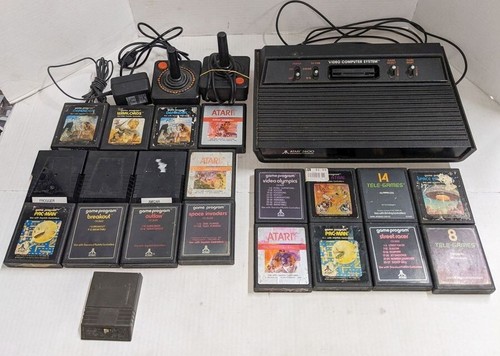 Atari 2600 Console W/ 20 Games, Needs New Power Cord | eBay