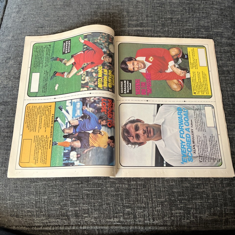 Shoot Magazine - 17 Nov 1973 - Tony Currie Steve Perryman John Connolly ...