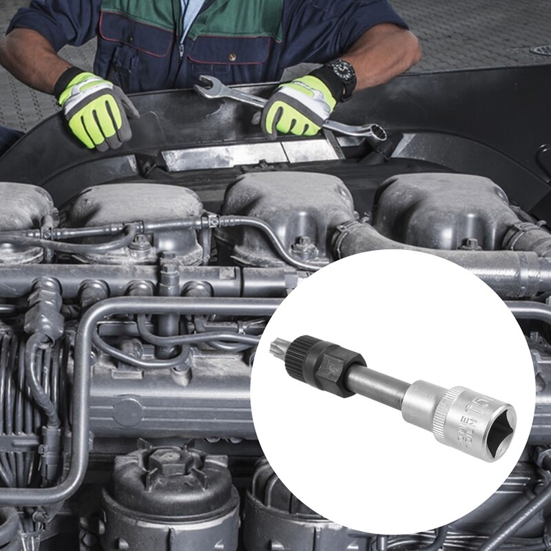 T50 Alternator Pulley Socket Bit with 33 Teeth Tool Alternator Pulley ...