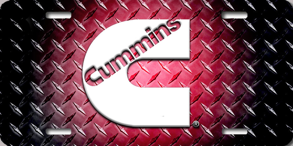 Pink Camo Cummins Logo