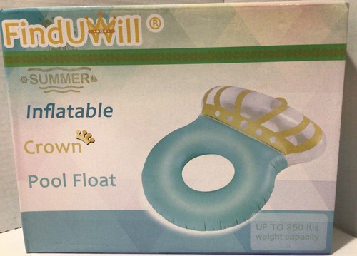 FinduWill brand inflatable crown pool float | eBay