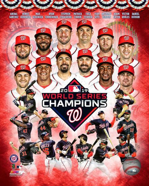 Washington Nationals 2019 World Series Champions Team Celebration 8x10 ...
