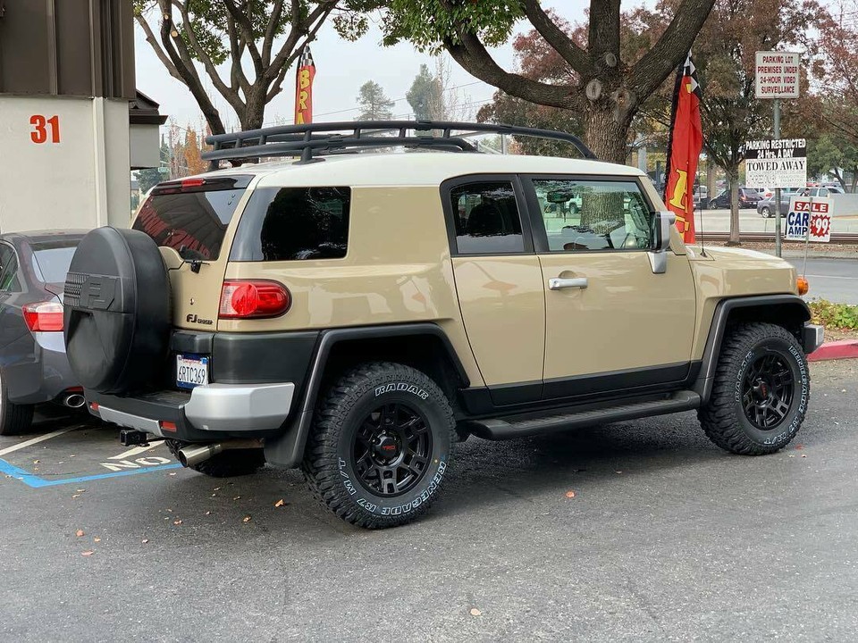 4 PCS 17x8 Matte Black Wheels Fit Toyota 4Runner Tacoma FJ 17" 6x139.7 ...