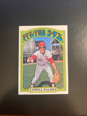 1972 TOPPS BASEBALL #746 LOWELL PALMER! HIGH NUMBER! (TINY WRINKLE) $1 ...