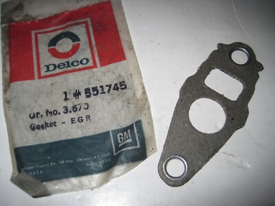 GM NOS PART 551745 GASKET EGR VALVE FITS 24 GM MODELS | eBay