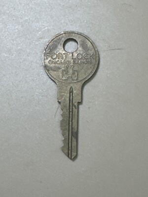 Vintage Factory FORT LOCK Key #L133 | eBay