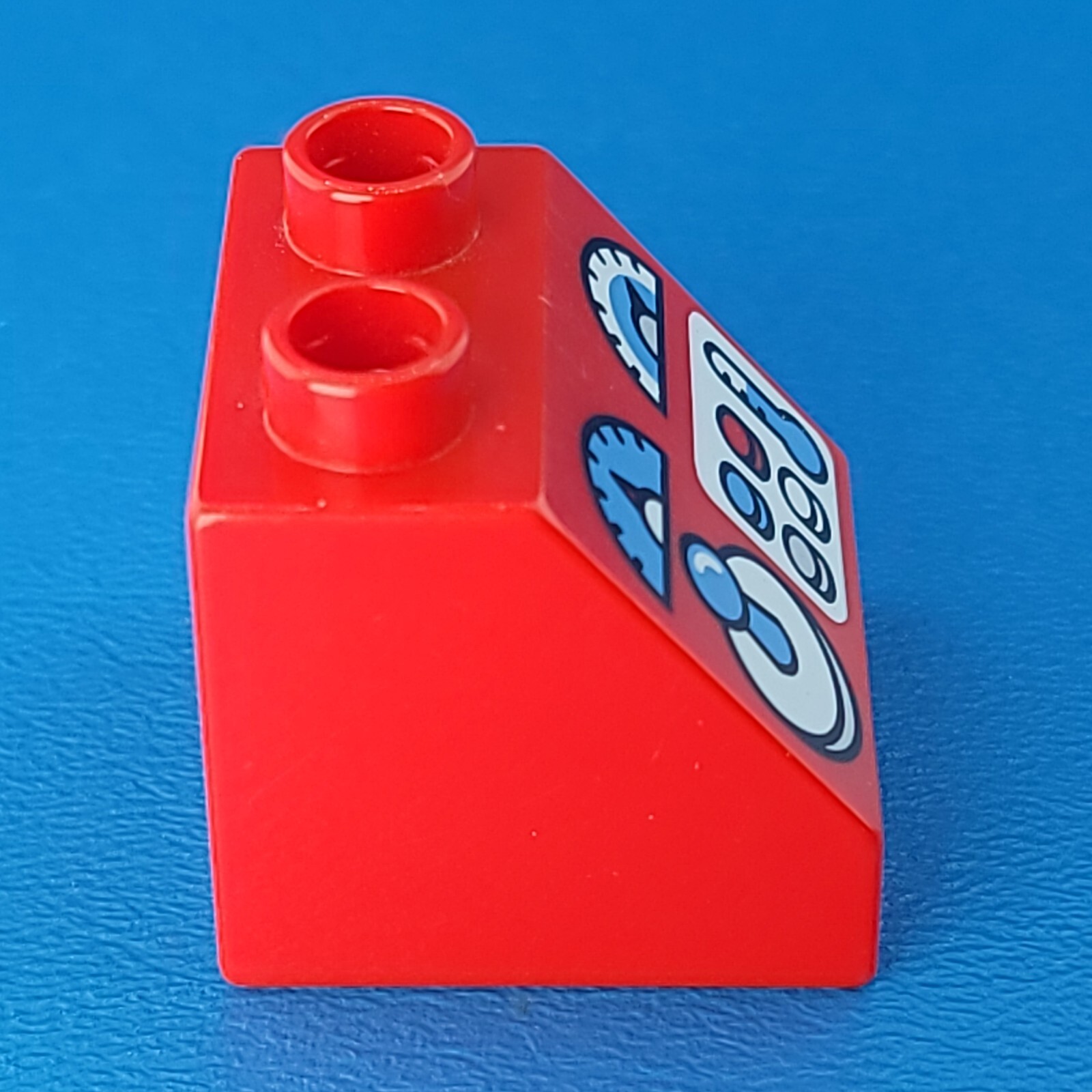 Duplo Lego Control Panel 49559 Red Brick Printed Buttons Accessory ...