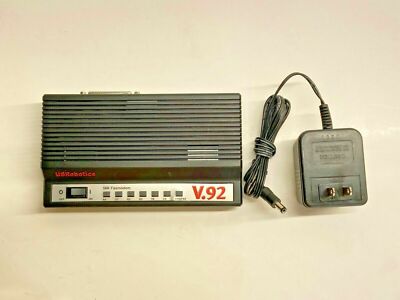 US Robotics V.92 56K External Fax modem 5686 5686G with Power adapter ...