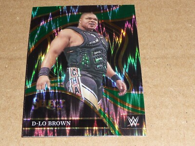 2024 Panini Select WWE WRESTLING RINGSIDE GREEN FLASH PRIZM D-LO BROWN ...