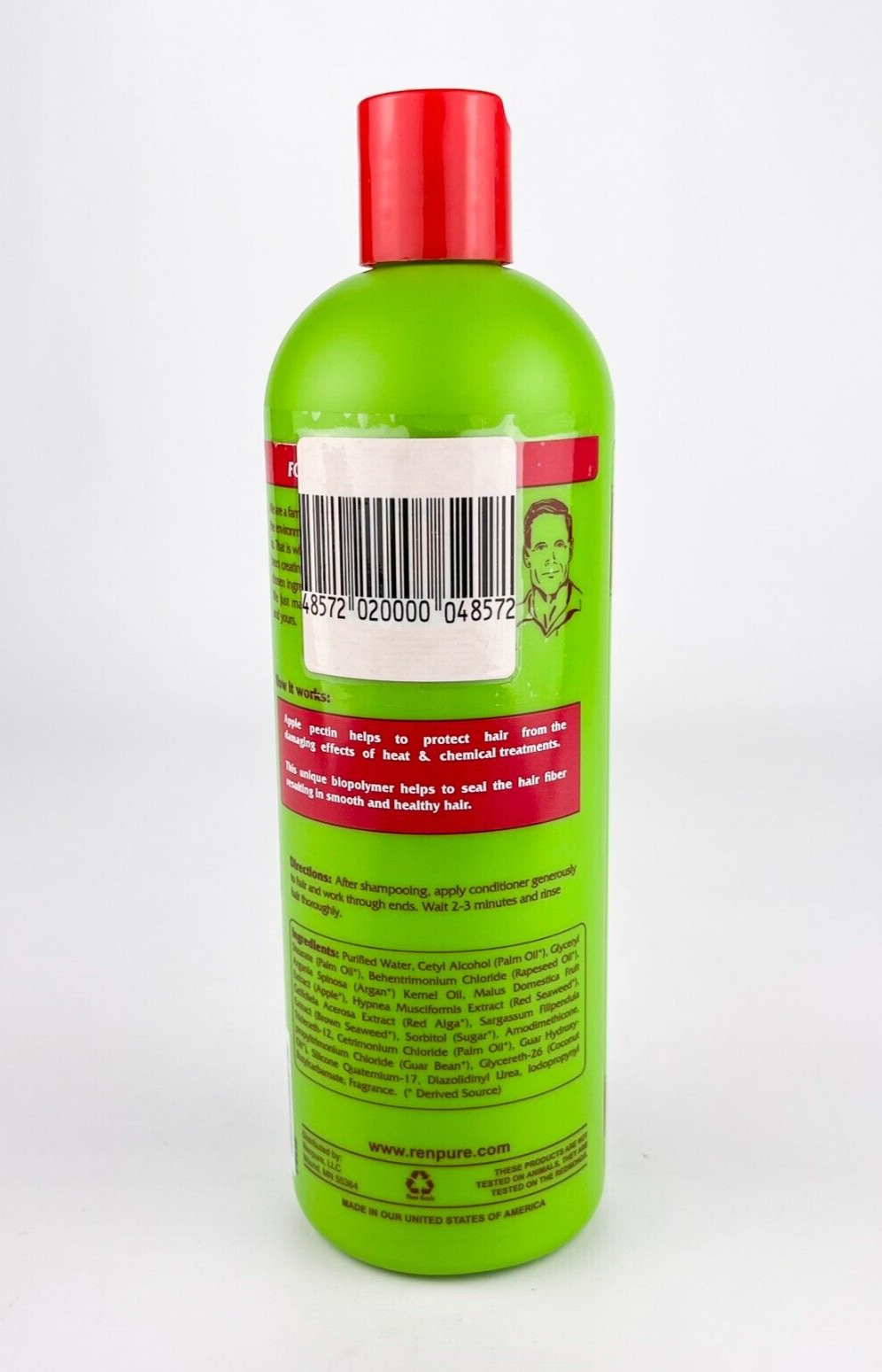 Renpure Originals Green Apple Pectin Damage Repair Conditioner 16 Fl Oz ...