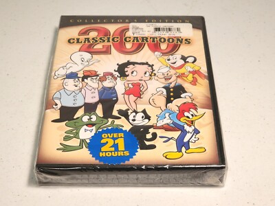 200 Classic Cartoons - Collector's Edition - DVD - NEW SEALED! 4 Disc ...