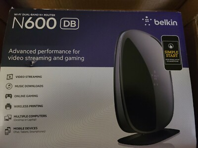 Belkin N600 DB Wireless Dual-Band N+ Router 722868817865| eBay