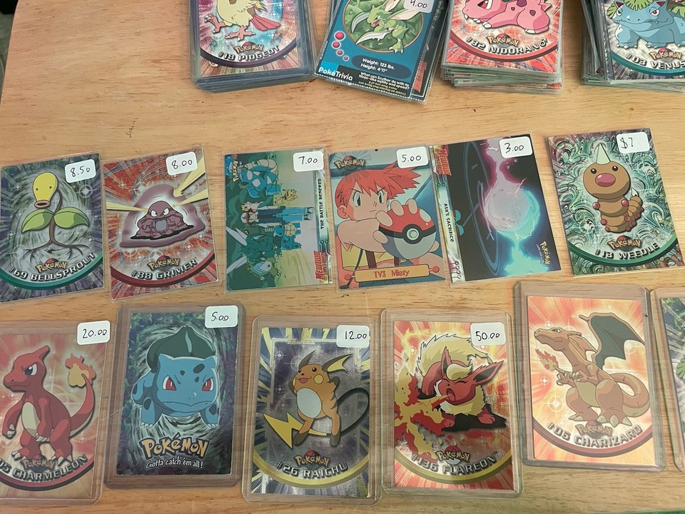 Large! Pokemon Topps/BK Collection 21 Holos 121 Total Cards. Holo ...