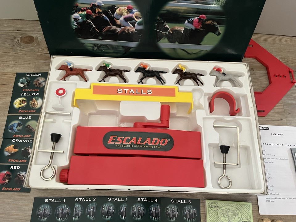 Escalado Vintage Horse Racing Game by Chad Valley 1990s Edition ...