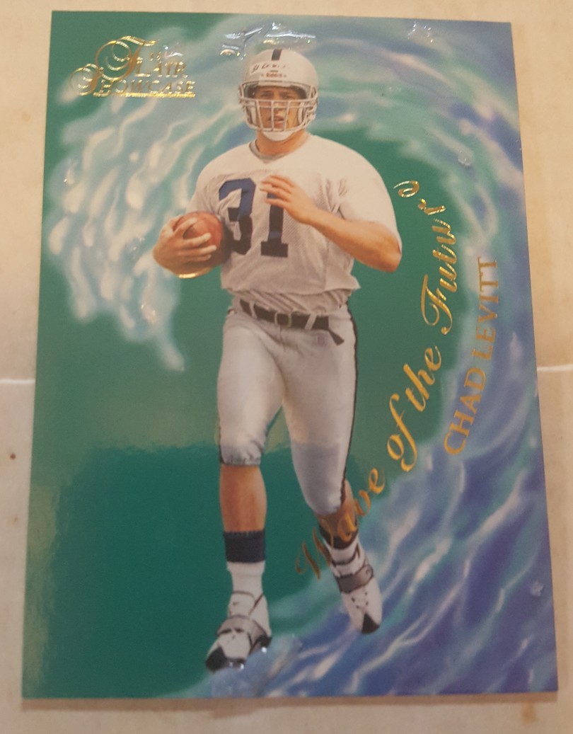 1997 Flair Showcase Wave of the Future #15WF Chad Levitt Oakland ...