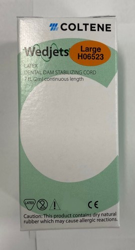 *1-Pack* Coltene Dental Dam Wedjets Stabilizing Latex Cord Large 7 Feet ...